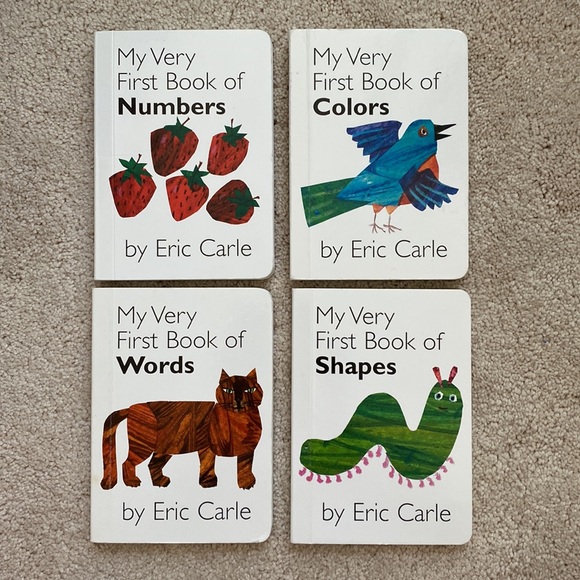 Other | Eric Carle My Very First Library Of Colors Numbers Words And ...